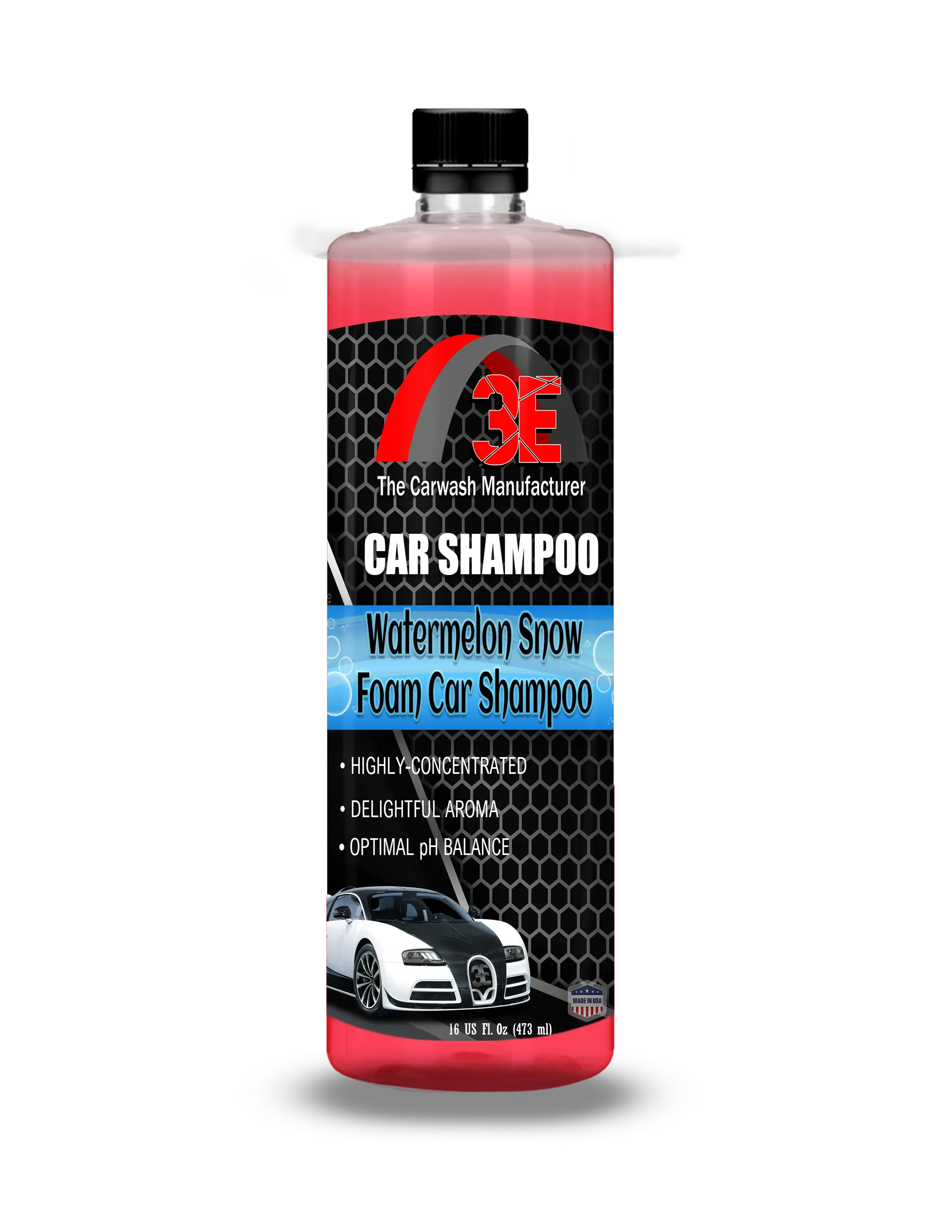 Watermelon Snow Foam Car Shampoo – High Foaming Car Wash Soap – 3E The ...